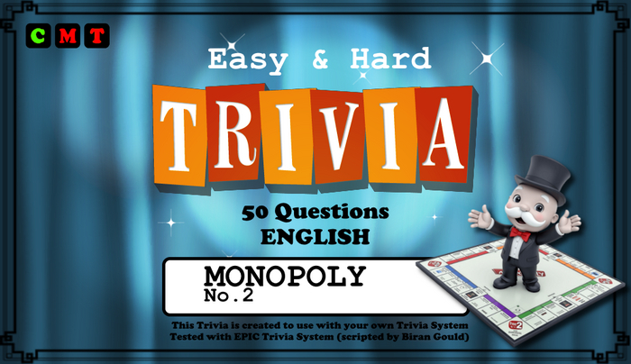 Second Life Marketplace - [EPIC Trivia] Monopoly No.2 (ADD ME)